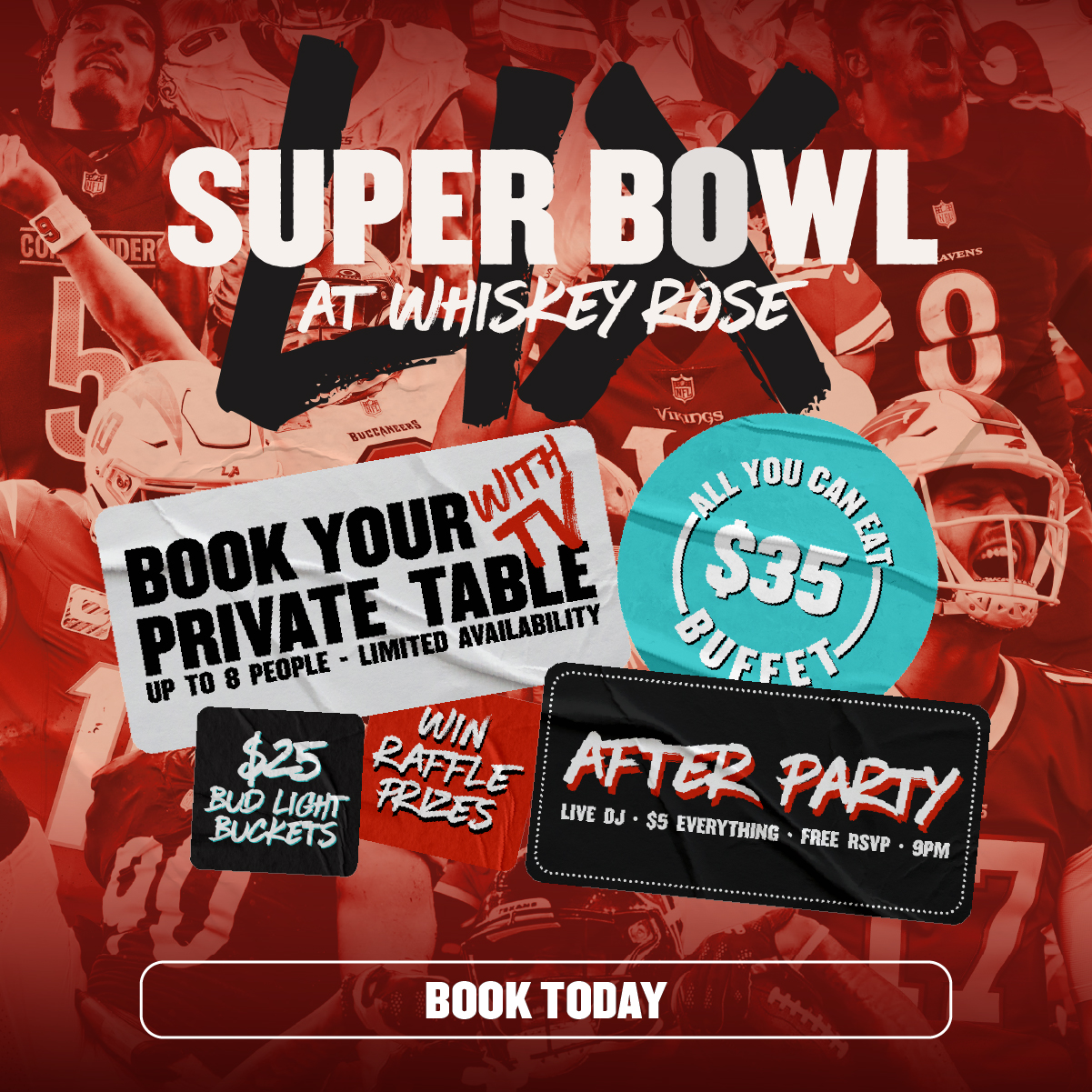 Whiskey Rose • Great Food • Cold Beer • Live Music